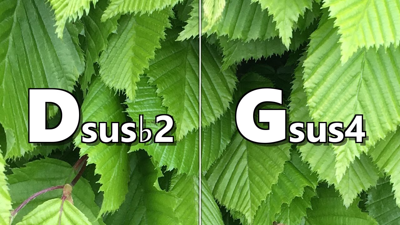 Dsus b2 to Gsus4 Backing Track - YouTube