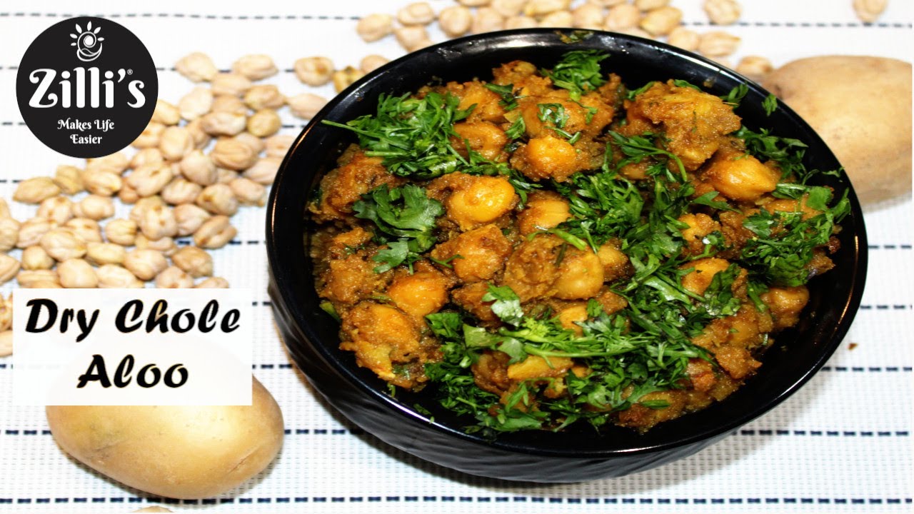 Dry Chole Aloo Recipe | छोले और आलू की सूखी सबजी | Chole masala | Aloo ...