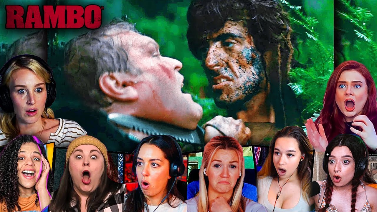 TOP "Rambo Forest Hunt" Reactions! Rambo: First Blood (1982) Movie ...
