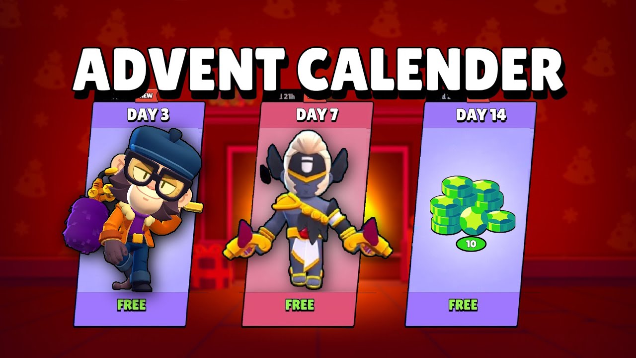 (FREE) Brawlidays Gifts! | Free 149 GEMS Skin & Pins - YouTube