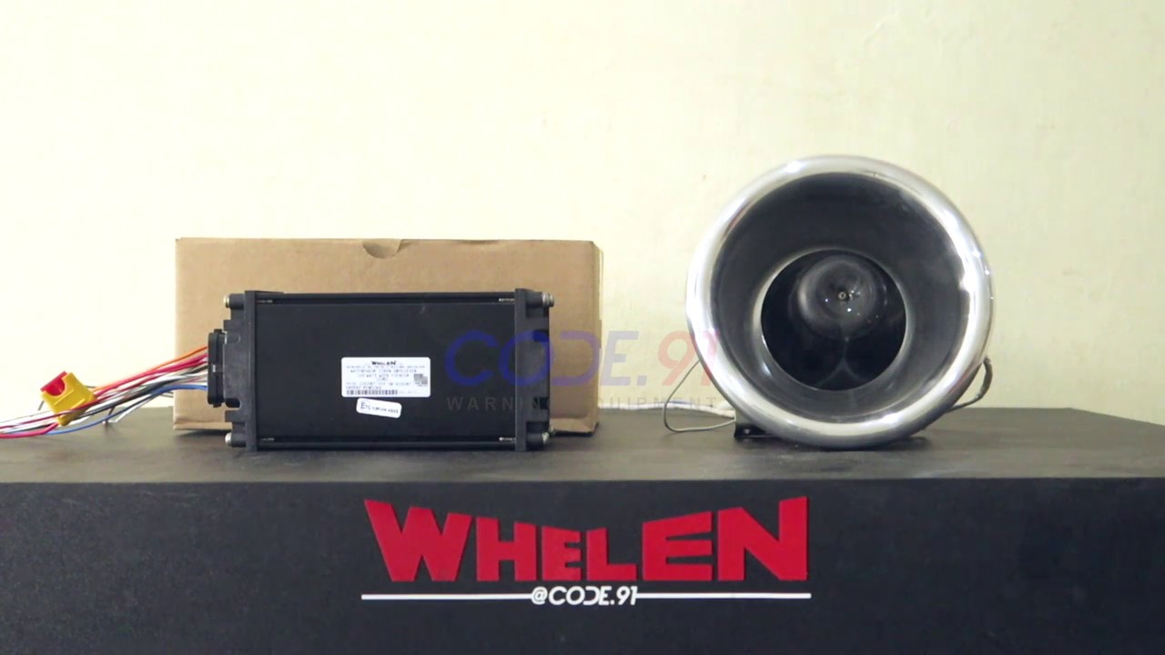 Whelen WPA112 - Waterproof Siren - Code.91 Warning Equipment - YouTube