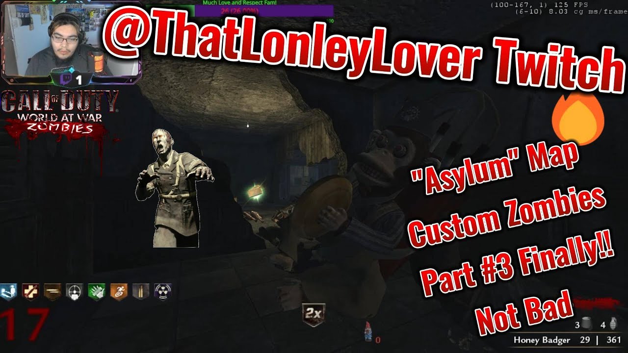 Custom Zombies Solo Asylum ZM Map Part #3 - YouTube