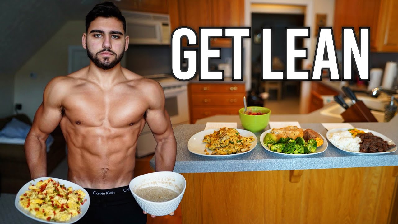 What I Eat in A Day to Get LEAN - YouTube
