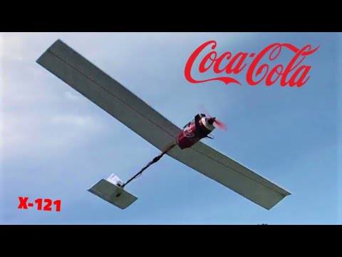 DiY Coca-Cola Can RC Airplane (X-121) - YouTube
