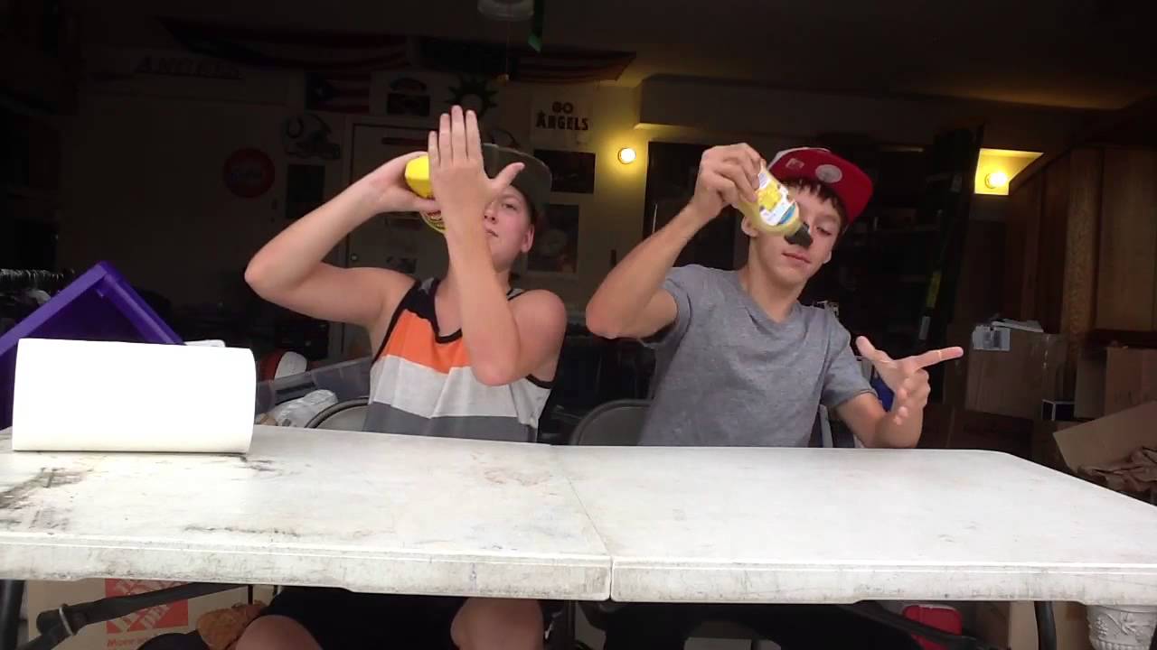 The Mustard Challenge! TOTAL WIN!!! - YouTube