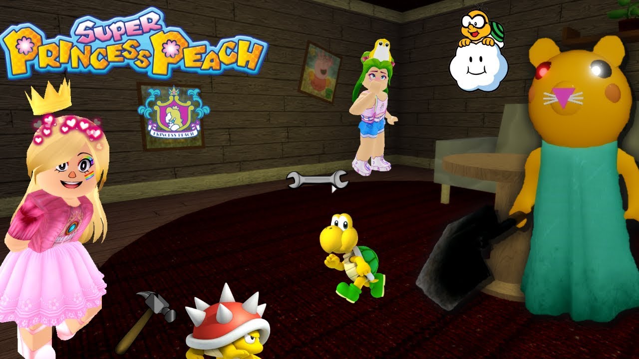 ️ME CONVIERTO EN LA PRINCESA PEACH DE MARIO BROSS EN PIGGY - ROBLOX ️ ...
