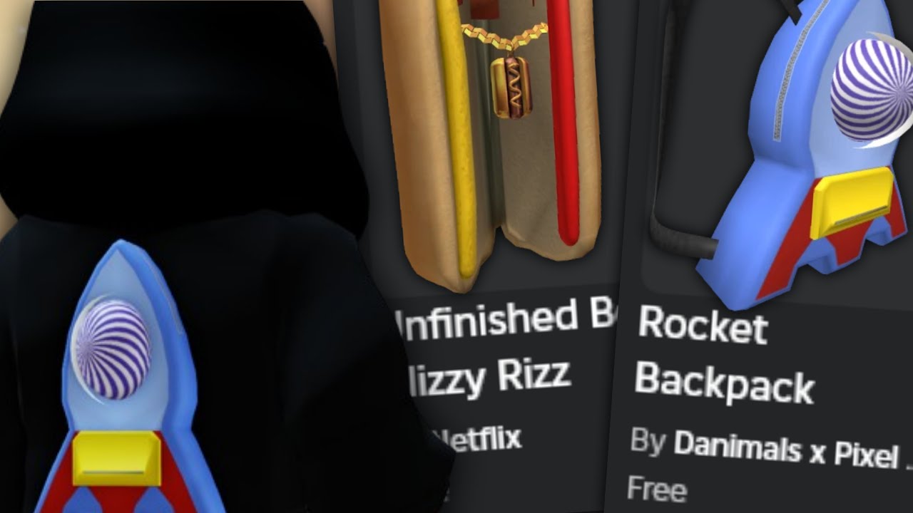 80K STOCK! 2 ITEM GRATIS BARU Rocket Backpack & Unfinished Beef Glizzy ...