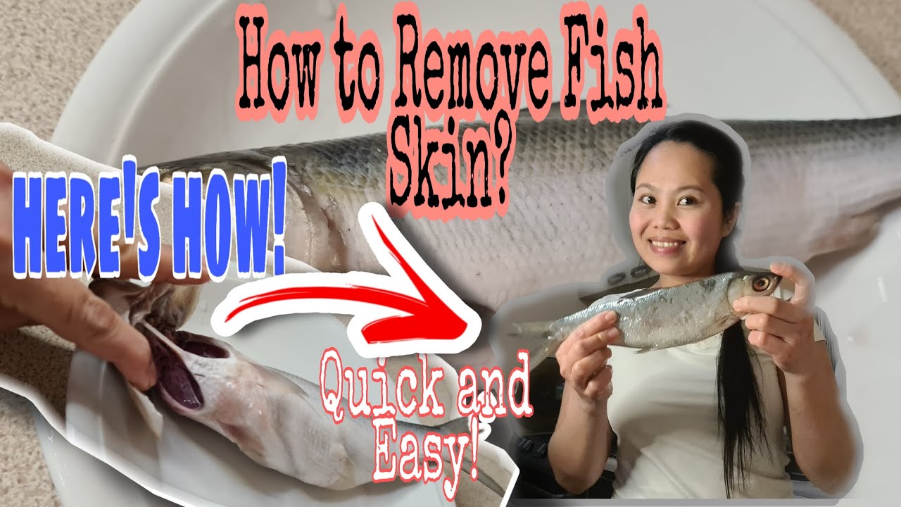 How to remove Fish Skin/scales?Merlan Fratczak - YouTube