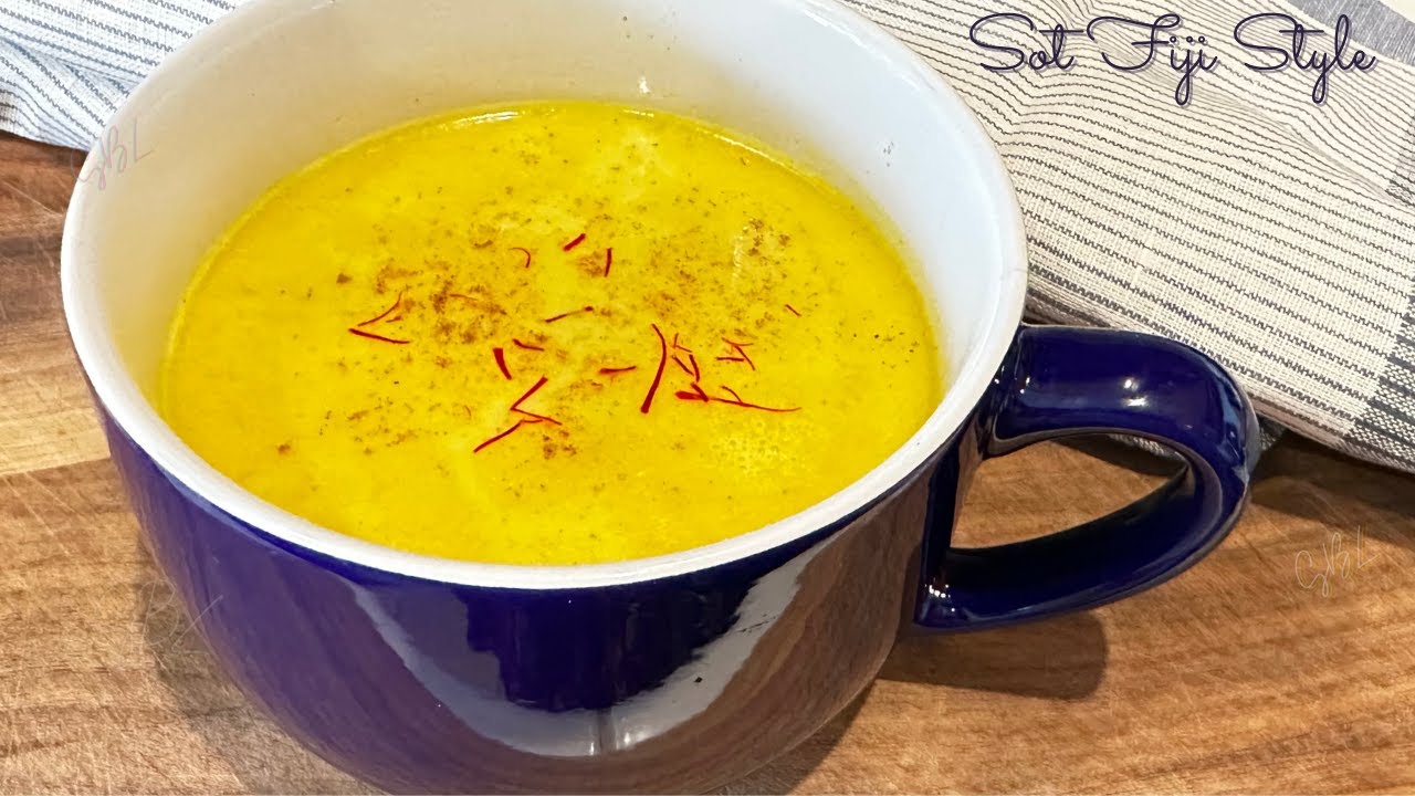 How to Make Fiji Style Sot - Turmeric Ginger Milk Drink For New Mothers ...