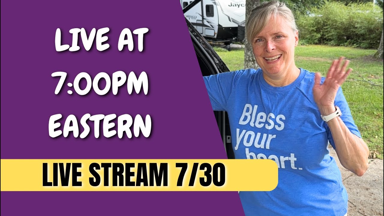 Live Stream 7/30 at 7:00pm Eastern - YouTube