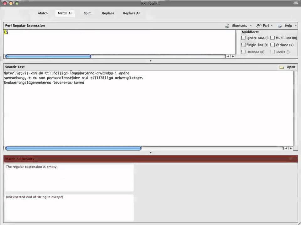 Komodo IDE 6: Rx Toolkit - language-specific regex support - YouTube