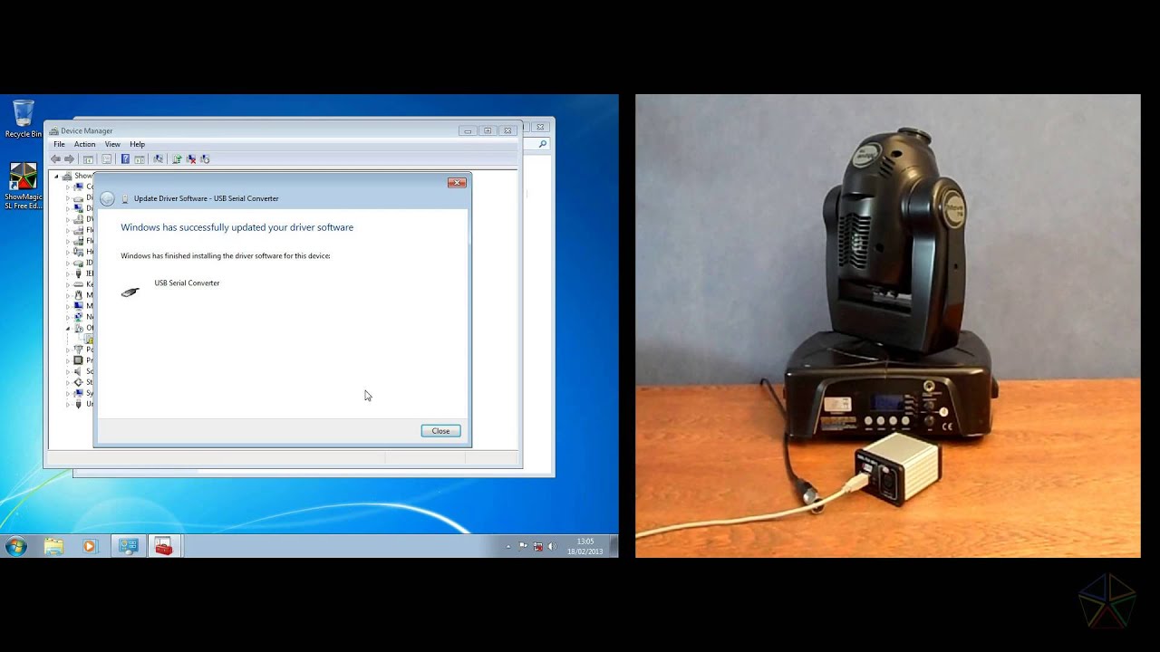 ShowMagic Tutorial (v13) - JESE DMX-TRI Installation and Setup - YouTube