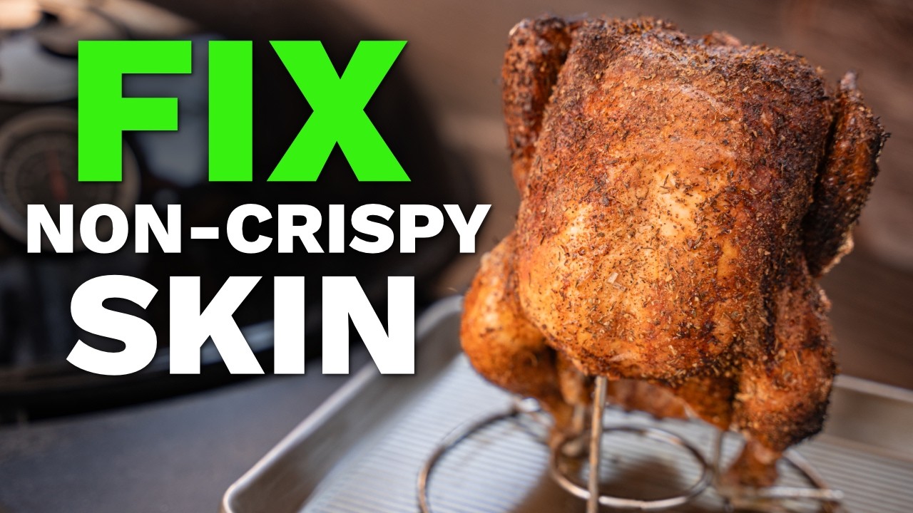 Quick Fix for Non-Crispy, Soggy, Rubbery Chicken Skin - YouTube