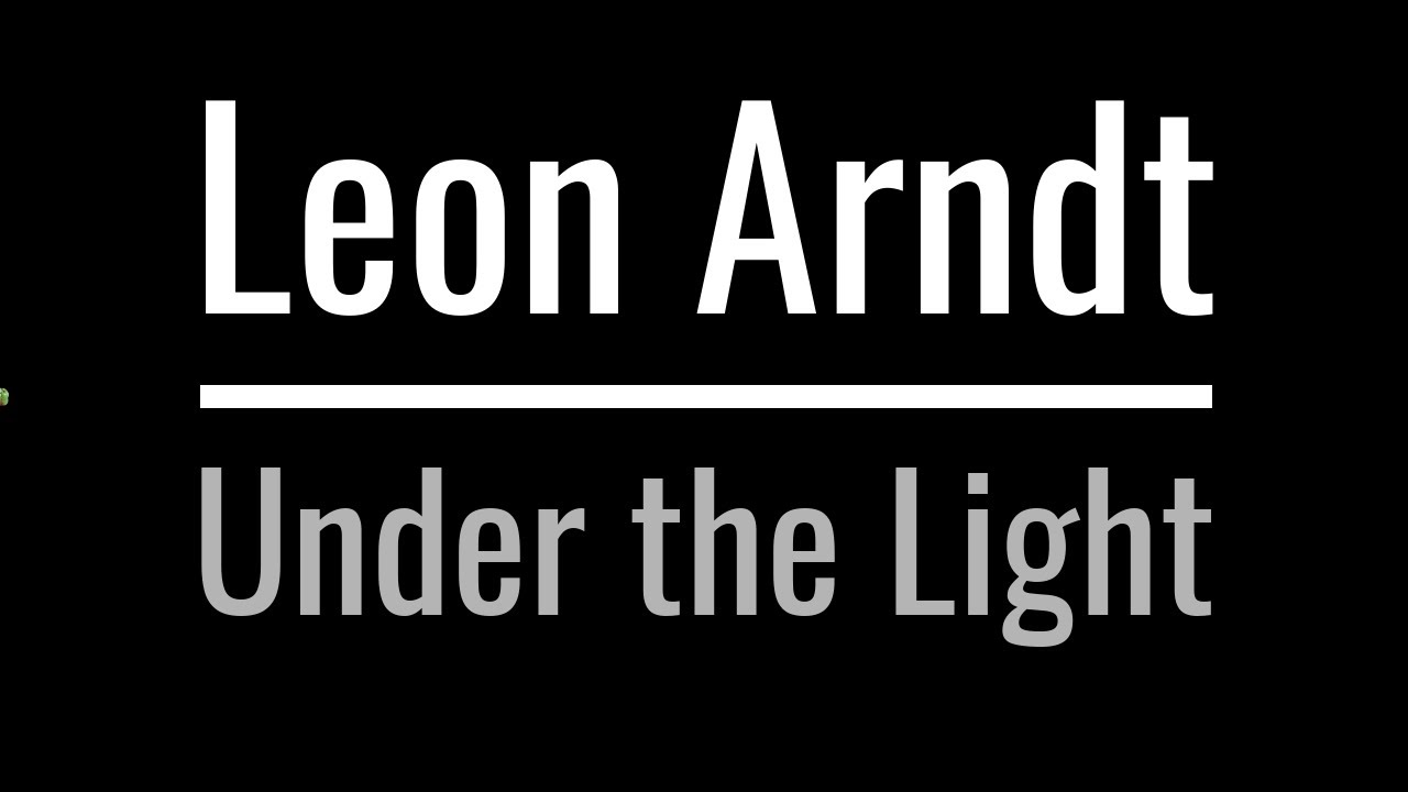 Leon Arndt - Under The Light Showreel - YouTube