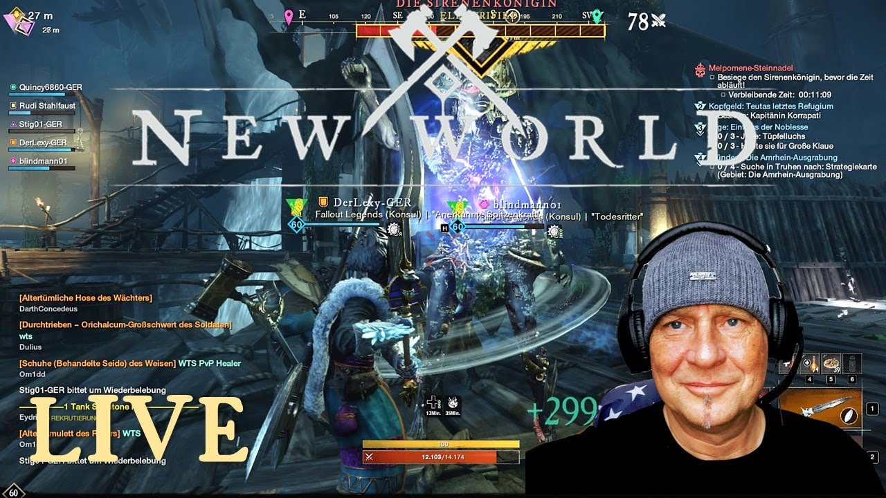 New World Live Ewige Weiher Sirene und Seepocken ohne Pause - YouTube