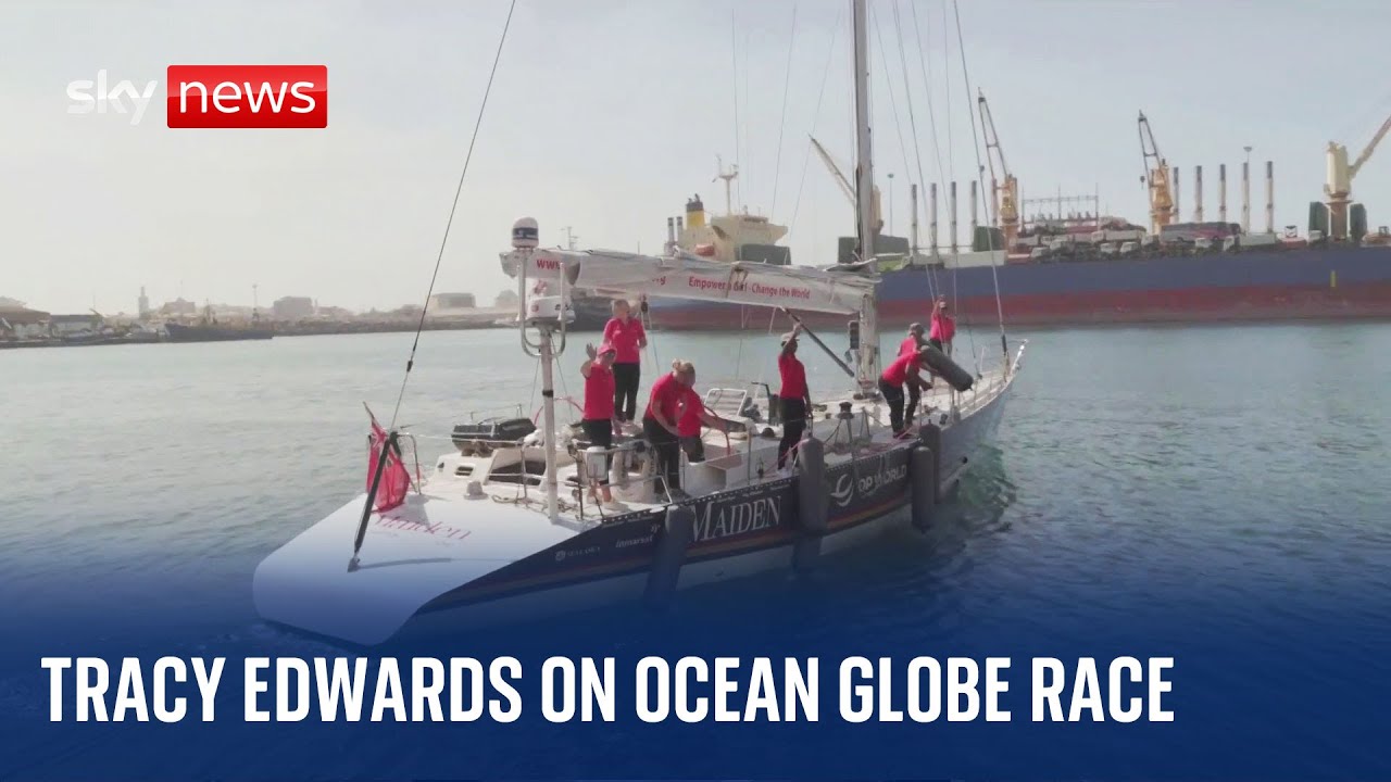 Tracy Edwards: All female crew prepare to set sail - YouTube