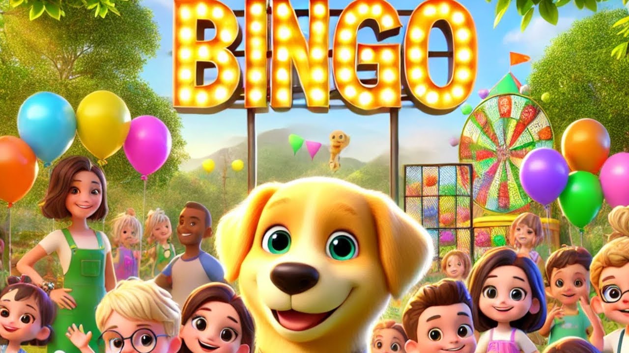🎶 Bingo Song - Fun Kids Music with Cute Dog Bingo! 🐶🎵 | Fun With Kids ...