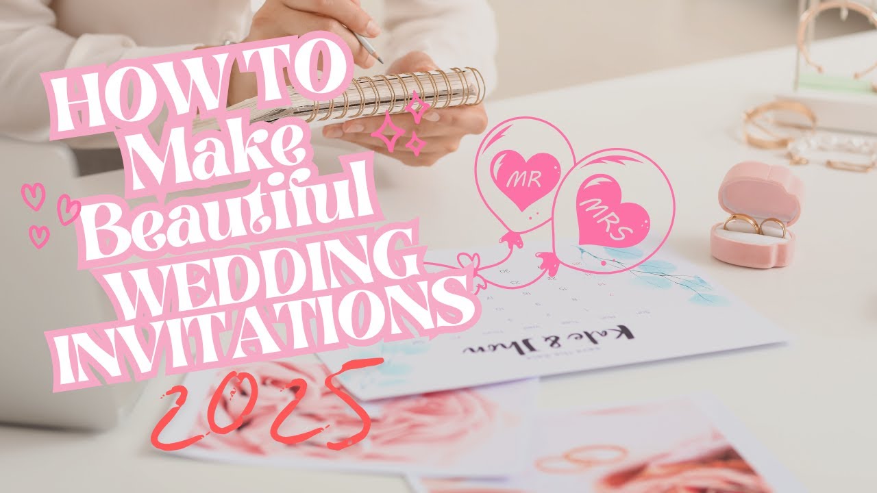 How to Make Beautiful Wedding Invitations for 2025 - YouTube