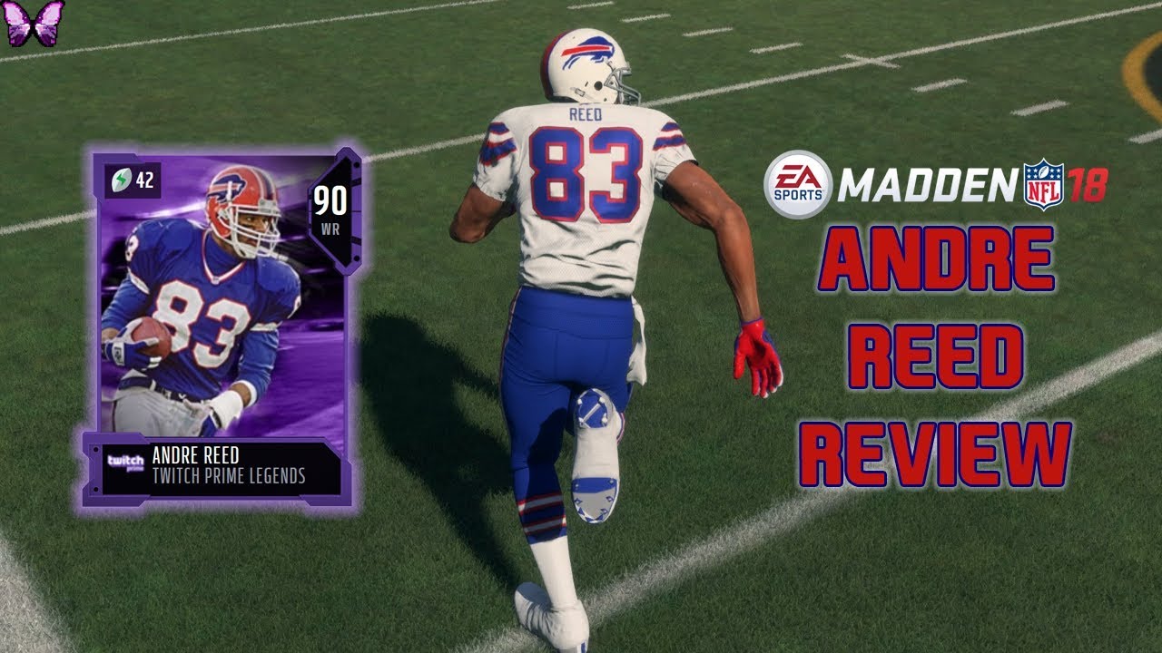 TWITCH PRIME ANDRE REED REVIEW | Madden 18 Player Reviews☆ - YouTube