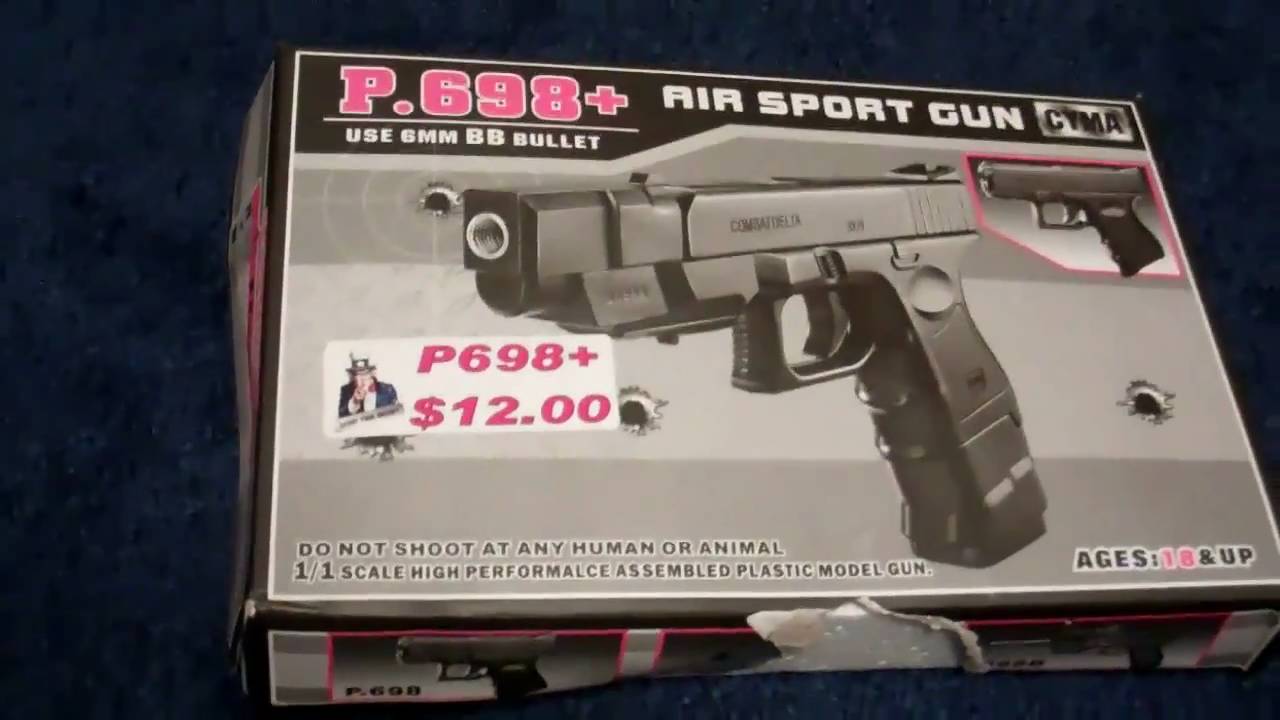 P.698 Spring Airsoft Pistol - YouTube