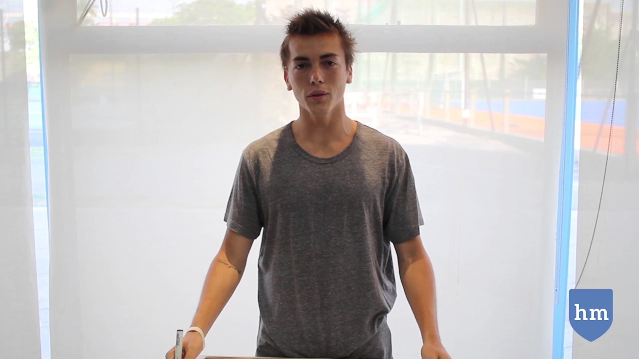 El mensaje de Nicolás Acosta en la pizarra de Hockey Mobile - YouTube