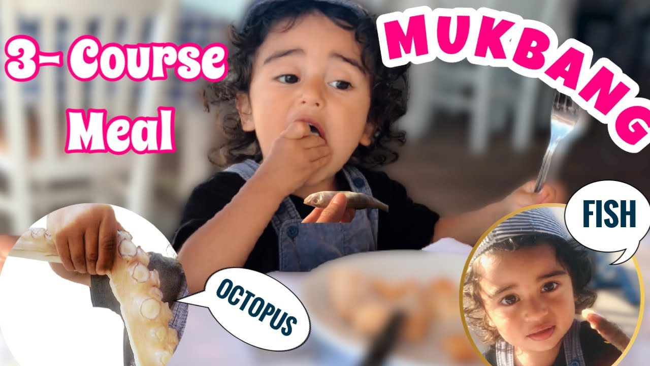 3-Course Meal MUKBANG - Eat With Me || I Behaved Like a Pro 👌😎 || Ethan ...