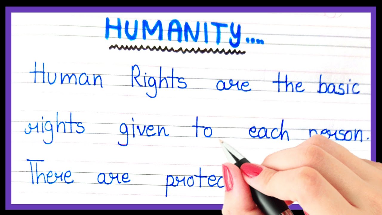 Essay on Humanity in english | Humanity par essay | Humanity essay in ...