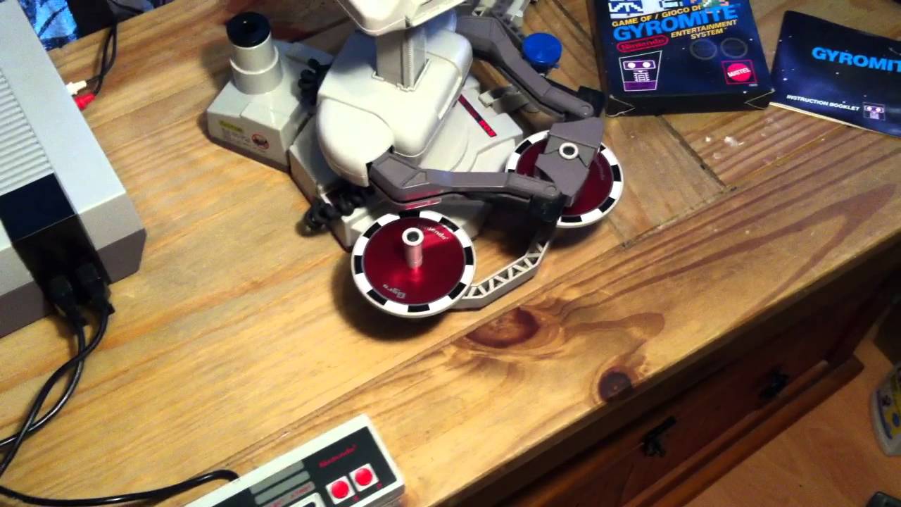 R.O.B The Robot Playing Gyromite on Nitnedo NES - YouTube