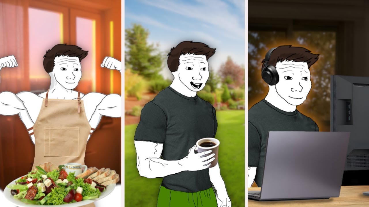Wojak's Productive Morning Routine - YouTube