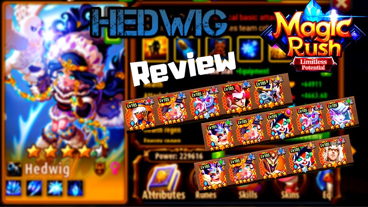 Magic Rush : Hedwig - Review - YouTube