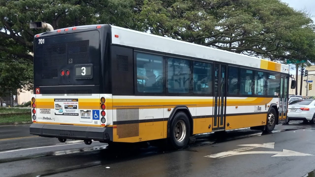 TheBus Honolulu (HI) Route 3 Kapiolani Comm College Bus 701 [2018 ...