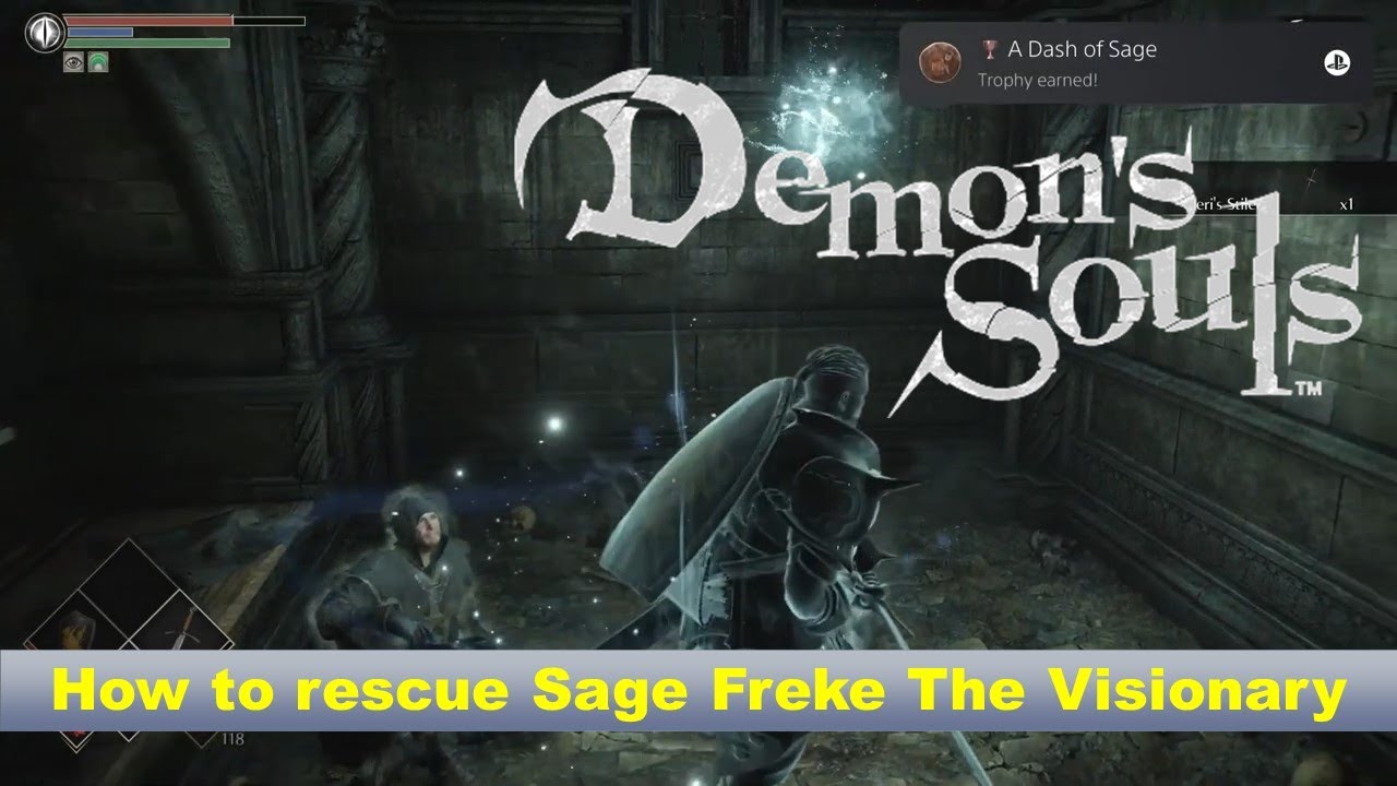 DEMON SOULS - How to rescue Sage Freke The Visionary | A Dash Of Sage ...