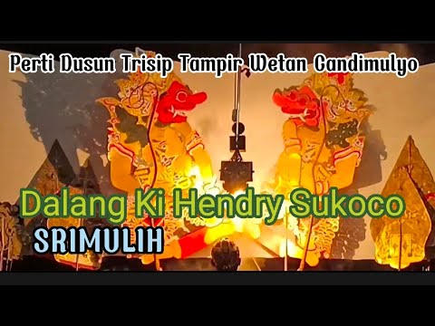 Dalang Ki Hendry Sukoco acara Perti Dusun Trisip Tampir wetan Candimulyo