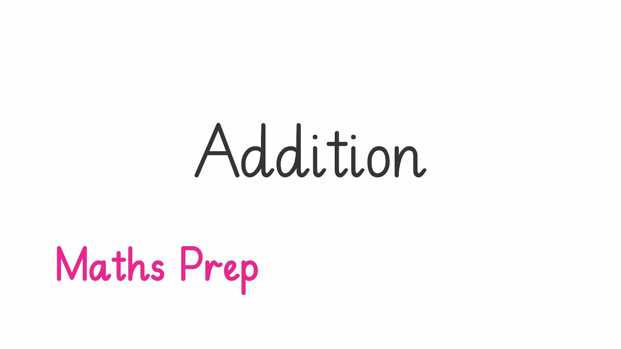 36 Addition | Prep | Sharp Mathematics Prep - YouTube
