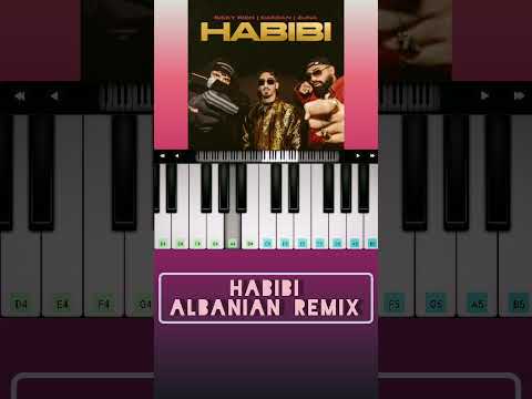 Habibi Albanian Remix on Piano.. #shorts #habibi #albania #tutorial # ...