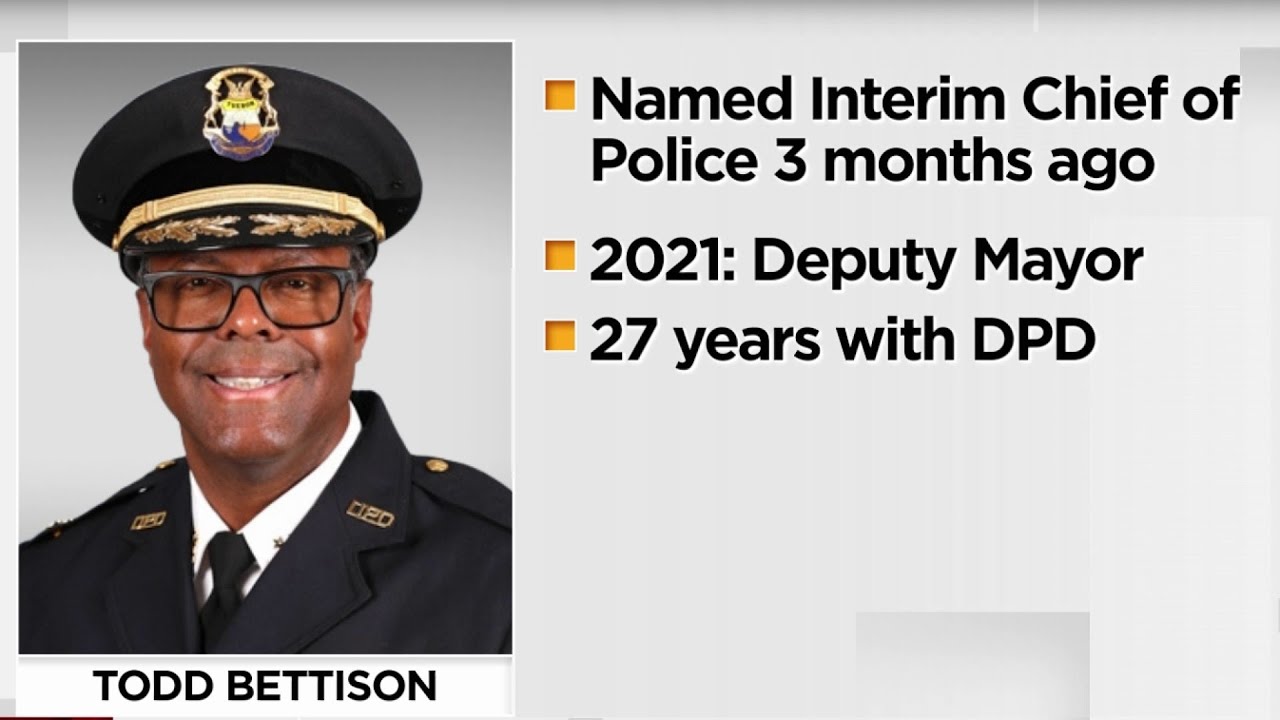 Detroit appoints permanent police chief - YouTube