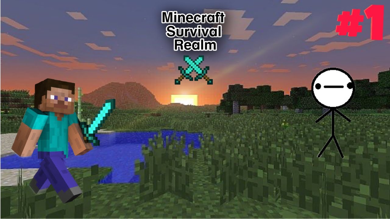 Minecraft survival realm-Live - YouTube