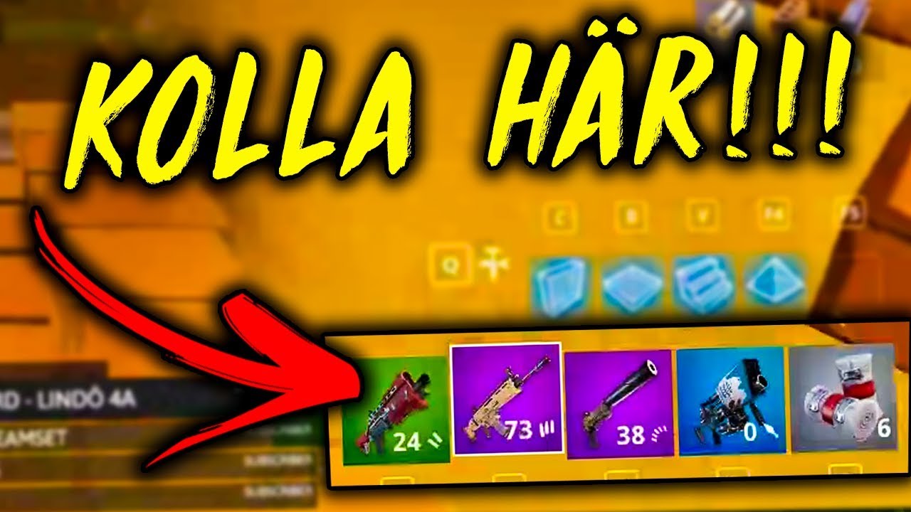 BÄST VAPEN = VINST?!? - Fortnite Battle Royale på Svenska - YouTube