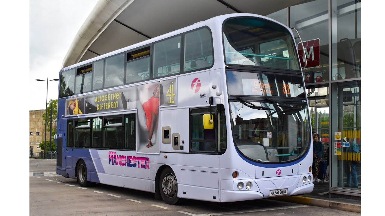 First Manchester Wright Eclipse Gemini Volvo B9TL 37383 MX58 DWO - YouTube