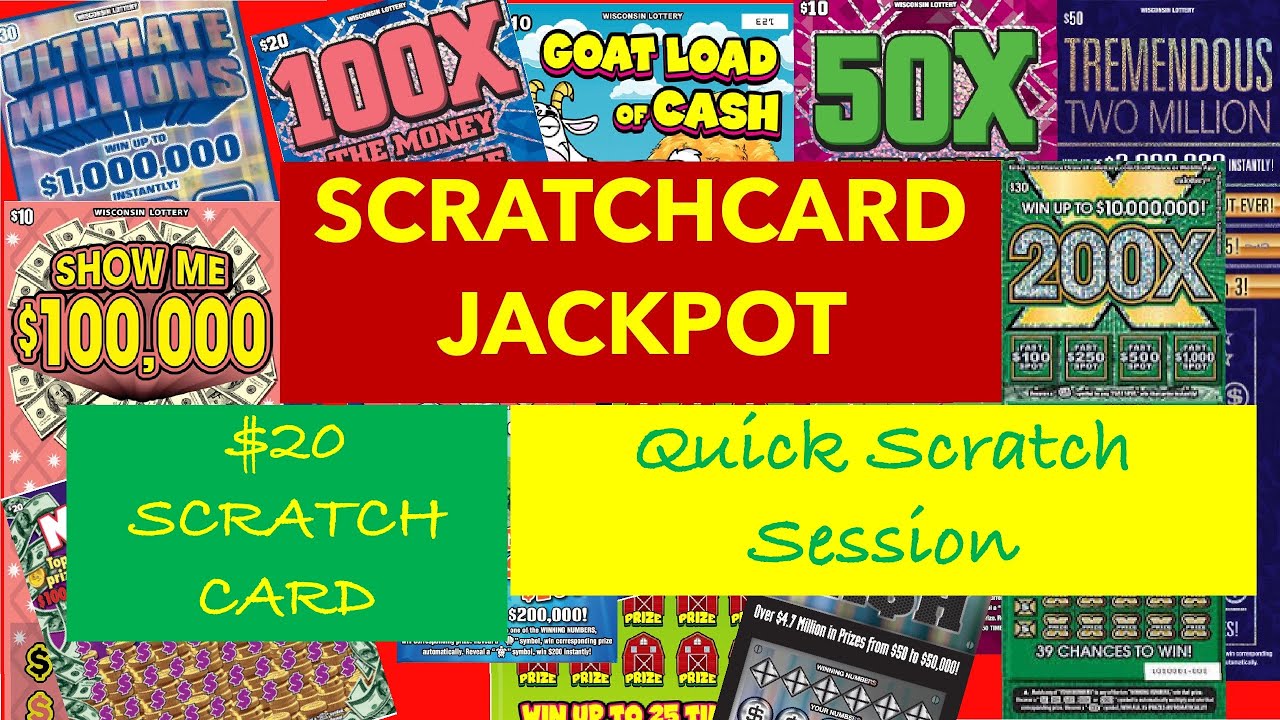 Quick Scratch Session⚡️$20 Scratch Card ~ Wisconsin Lotto 🤞 - YouTube