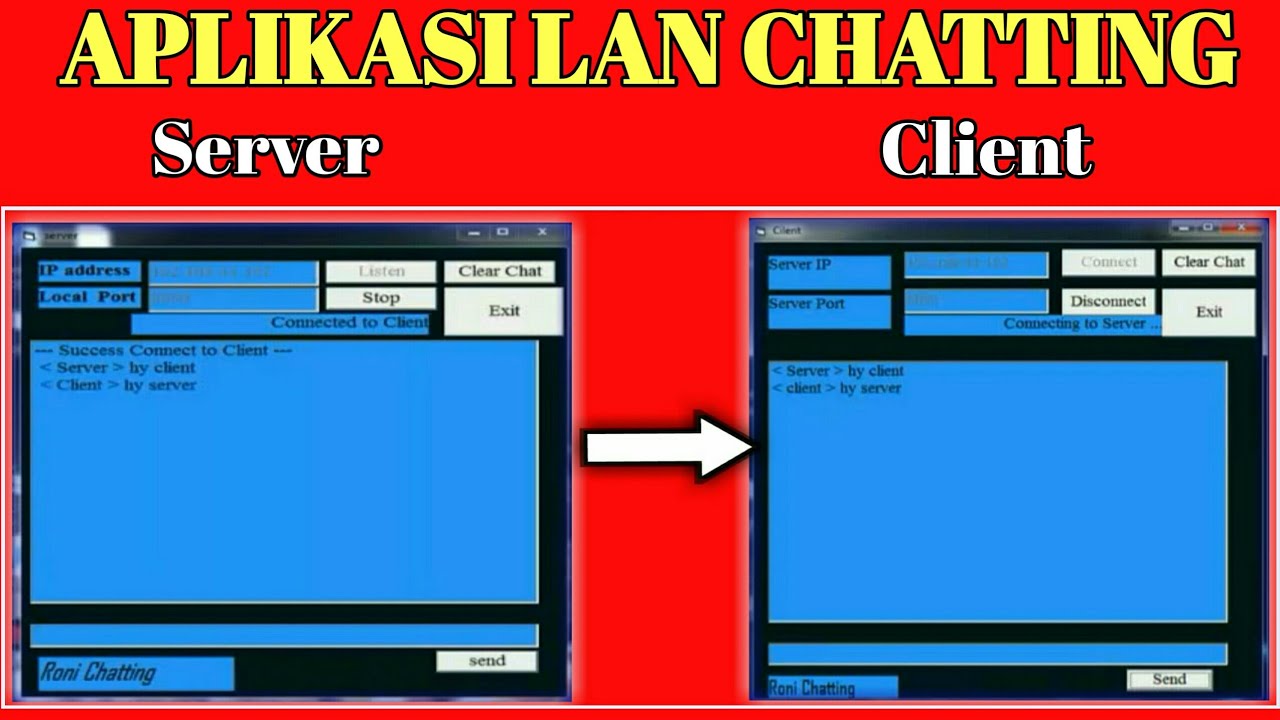 Cara menjalankan Aplikasi Lan Chatting Client - Server menggunakan Vb 6 ...