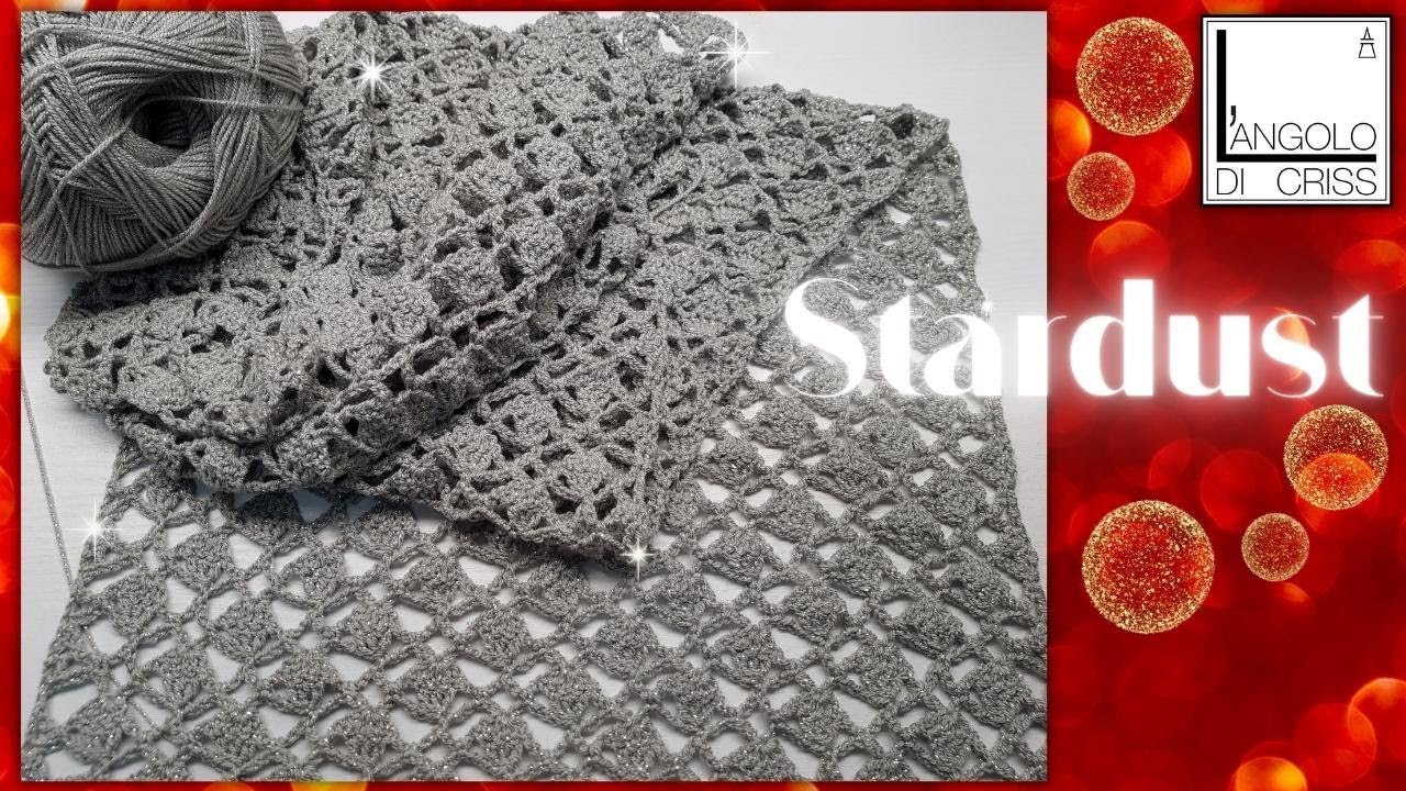 Stola all'uncinetto "STARDUST" - tutorial in diretta - YouTube