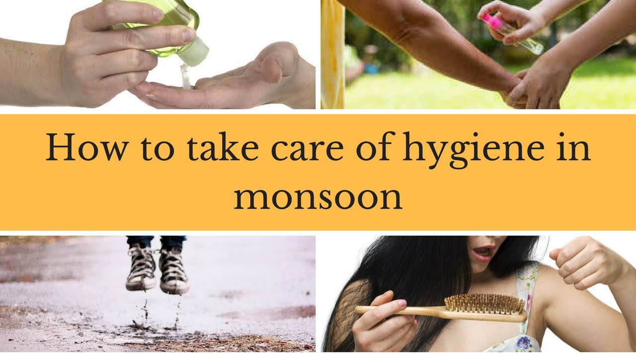 How to take care of hygiene in monsoon - YouTube