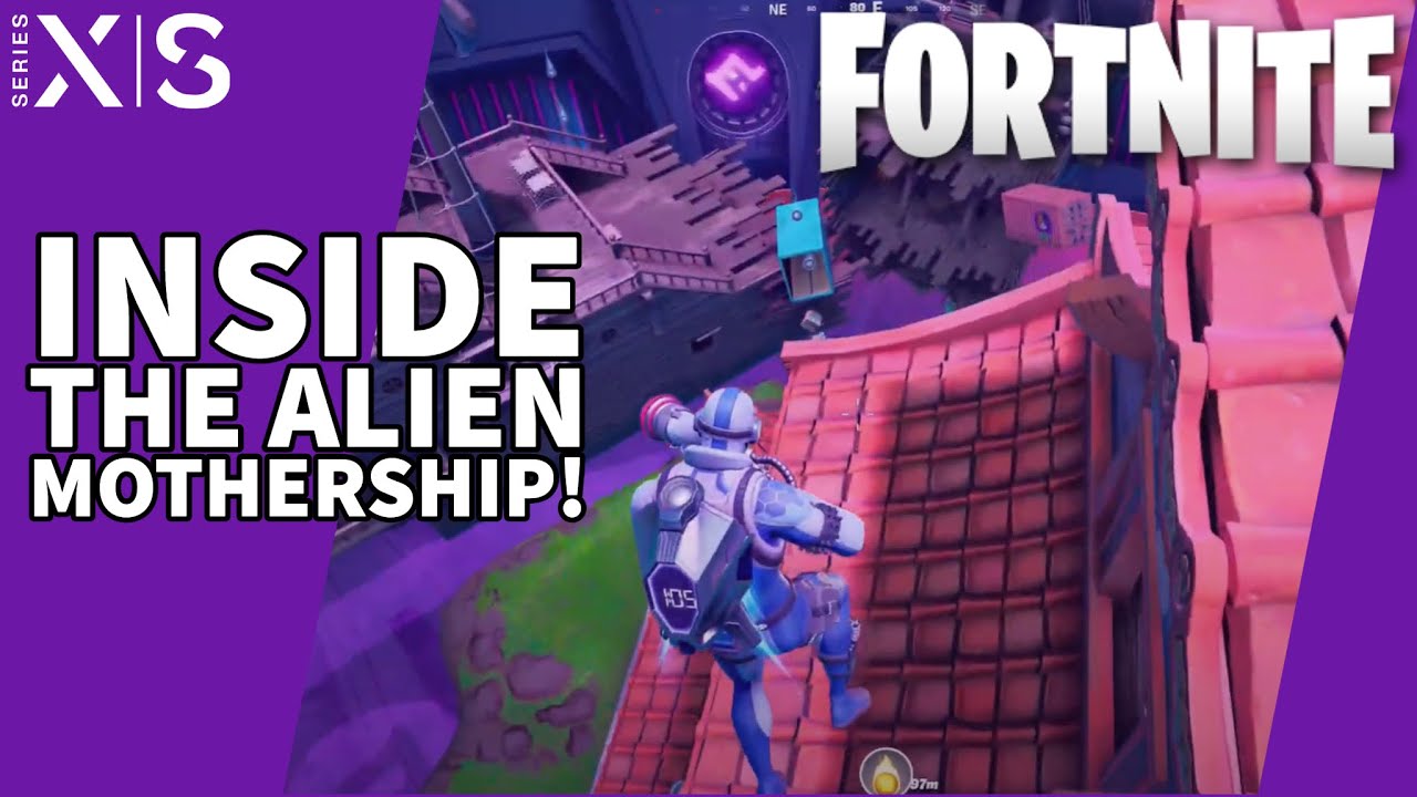 Inside the Fortnite Alien Spaceship! Old POIs! Butter Barn! - YouTube