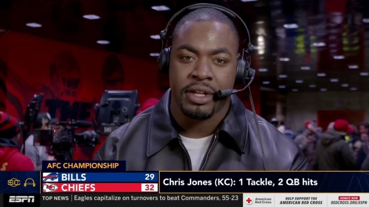 Chiefs All-Pro DT Chris Jones talks about the greatness of Steve Spagnuolo in 32-29 win over ...