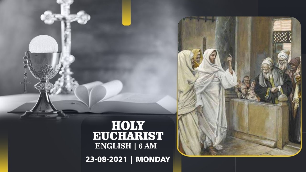 23.08.2021 | Monday | English Live Mass | Rev. Fr. Cyril Victor - YouTube