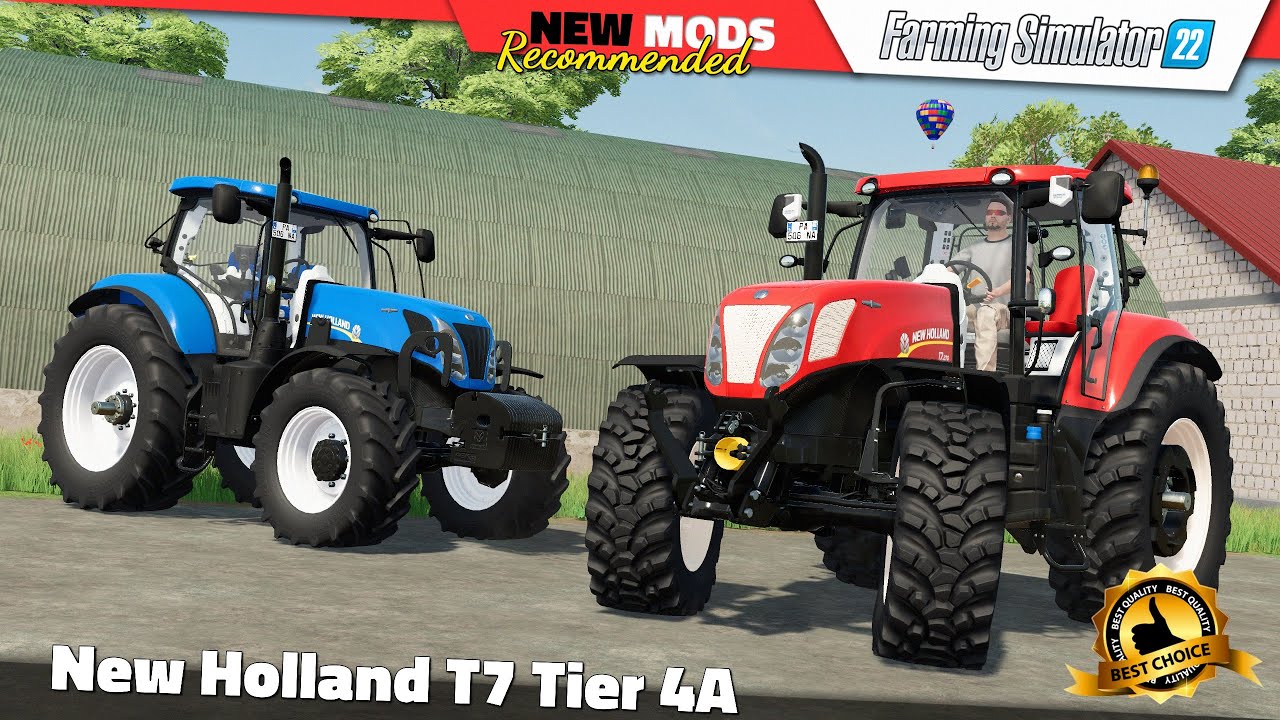 FS22 | New Holland T7 Series (Tier 4A) [UPDATE] - Farming Simulator 22 ...
