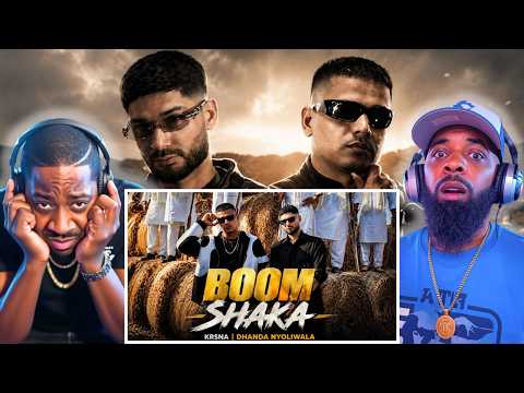 KR$NA & Dhanda Nyoliwala - BOOM SHAKA | First Time Reaction