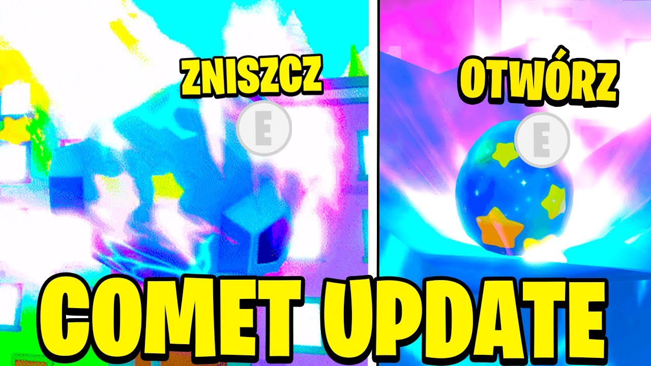 COMET UPDATE NISZCZENIE WIELKIEJ KOMETY w Pet Simulator X ROBLOX - YouTube