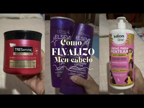 COMO LAVO E FINALIZO MEU CABELO 👩🏻‍🦱✨